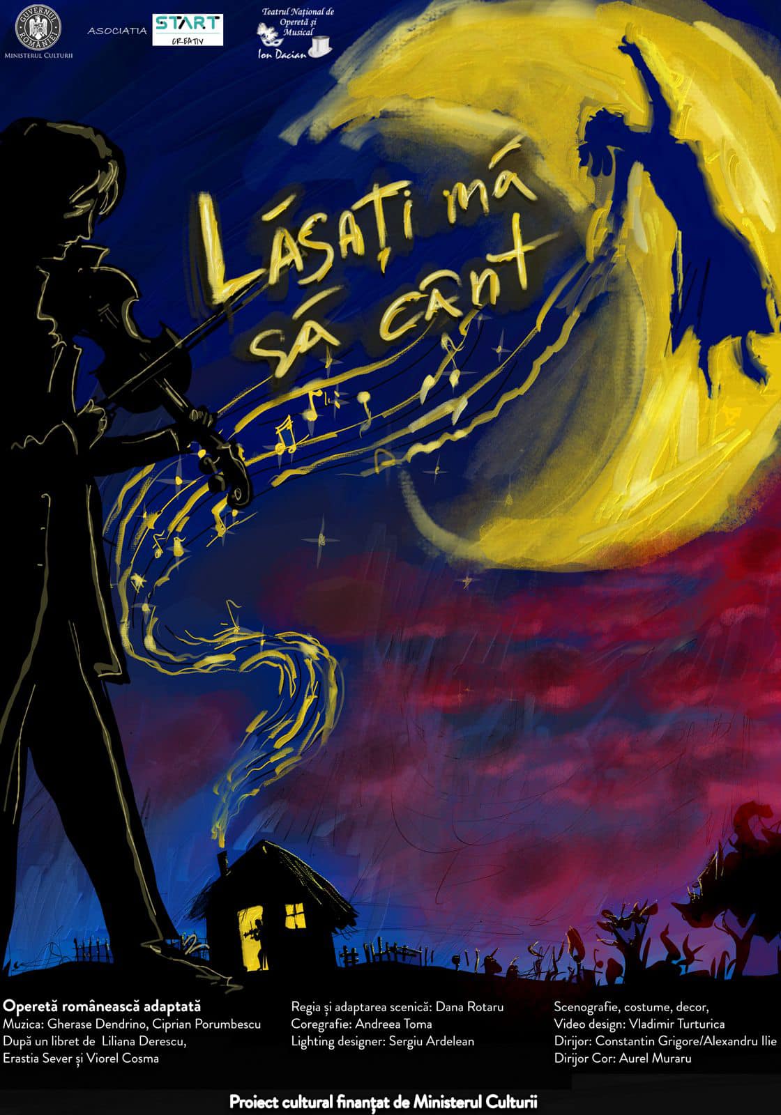 „Lăsați-mă să cânt”, premieră la Teatrul Naţional de Operetă
